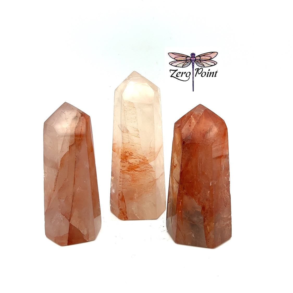 Red Hematoid Quartz Obelisk– Zero Point Crystals