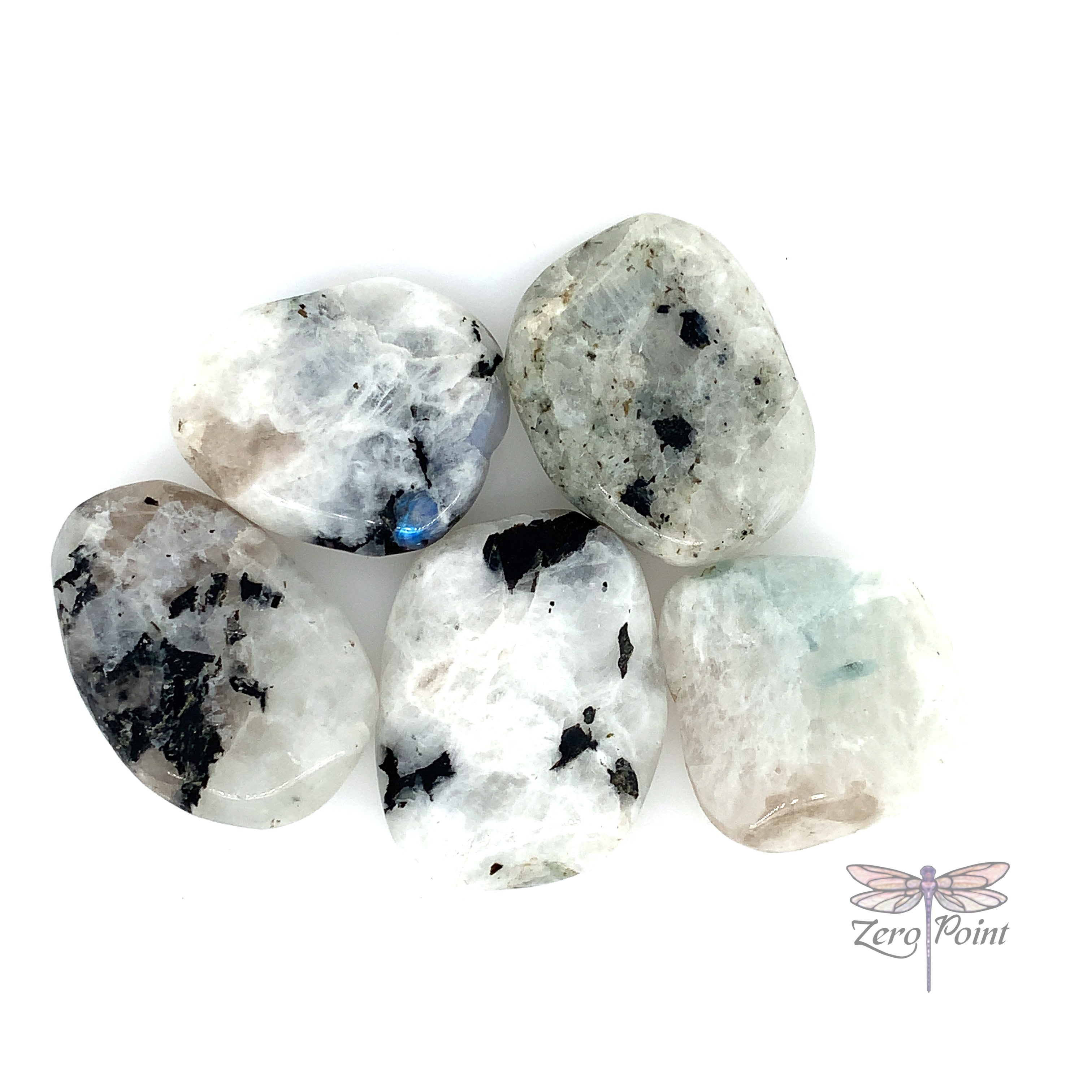 Moonstone Flat Tumbled– Zero Point Crystals